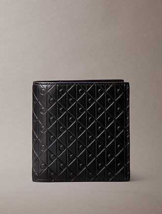 Calvin Klein Portefeuille 3 volets avec logo emblématique gaufré