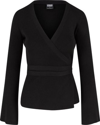 Urban Classics Strickjacke Wickel f&uuml;r Damen (Schwarz)