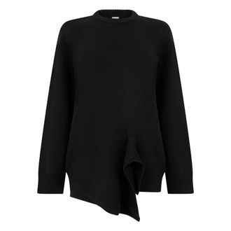 Toteme Pull en cachemire asym&eacute;trique - Femme - Pulls - Noir - Taille: 36 FR