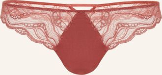 Calvin Klein String Sensual Strech Lace braun