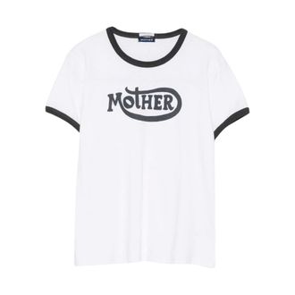 Mother Femme, Tops, Blanc, Taille: 36 FR T-Chemises