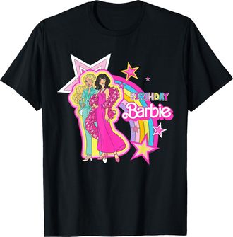 BARBIE Geburtstag Barbie Regenbogen T-Shirt
