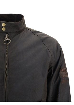Barbour Mens Wax Jacket Merchant Olive Cotton