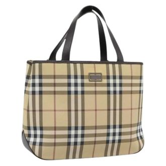 Burberry Sac cabas vintage Pre-owned - Femme - Pre-owned - Beige - Taille: ONE Size