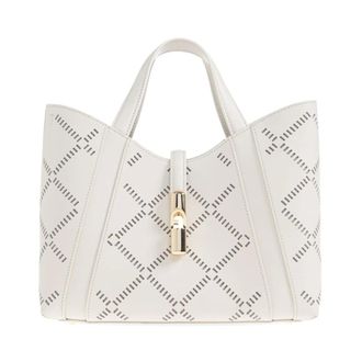 Furla Femme, Sacs, Blanc, Taille: ONE Size Goccia S Tote
