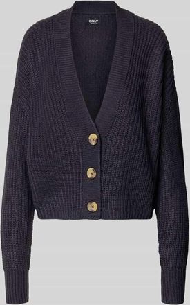 Only Boxy Fit Strickjacke mit V-Ausschnitt Modell CAROL