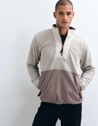 Columbia Sequoia Grove II polaire zipp&eacute;e &agrave; mi-hauteur gris multicolore