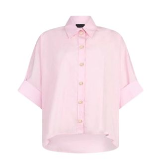 Liu Jo Femme, Blouses et Chemises, Rose, Taille: 42 FR Chemises