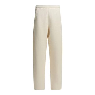 Max Mara Pantalon Droit - Femme - Pantalons - Beige - Taille: 42 FR