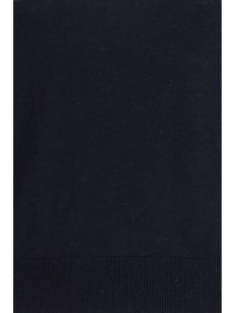Max Mara Silk and Wool Blend T-Shirt - Navy