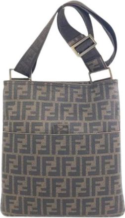 Fendi Pre-owned Vintage Zucca Schultertasche - - Pre-owned - Damen - Braun - ONE SIZE