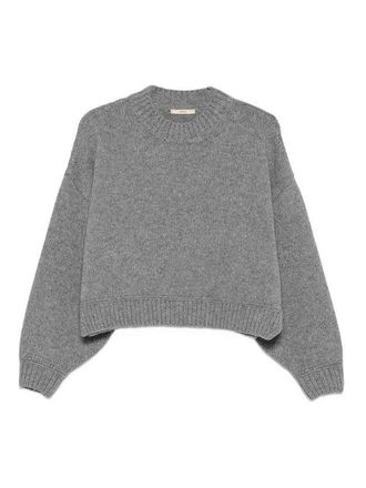 Sessun Pull Col Rond - Gris