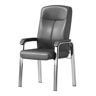 Generic Ergonomische graue B&uuml;rost&uuml;hle f&uuml;r Besprechungen, Empf&auml;nge, Konferenzen und G&auml;stebestuhlung - Drehst&uuml;hle mit R&uuml;ckenlehne, stilvoll und komfortabel