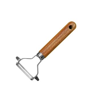 Fackelmann Fackelmann FSC Akazie Y-Sch&auml;ler, Gem&uuml;sesch&auml;ler, 17x8x2cm, Braun & Silber