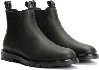 Tower London Harbour Leder Herren Schwarze Stiefel