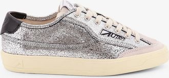 Autry Windscape Low silver leather sneakers - AUTRY - gender_Woman