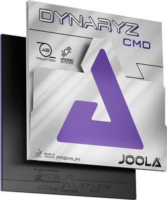 Joola Gummi DYNARYZ CMD MAX Schl&auml;ger, Erwachsene, Unisex, Schwarz (Schwarz), Einheitsgr&ouml;&szlig;e
