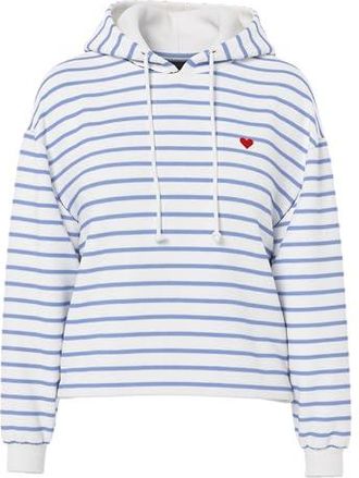 Pieces Pcchilli Ls Sweat &agrave; Capuche Stripes EMB Noos BC, Cloud Dancer, XL