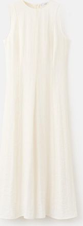 Mango Godet-Kleid in A-Linie ecru - Damen - XS - MANGO