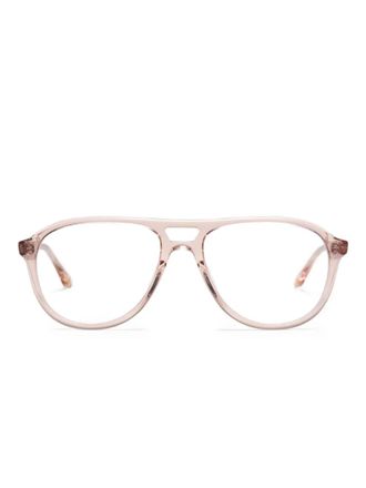 Peter and May lunettes de vue ovales Lt23 Aria Nocturne - Rose