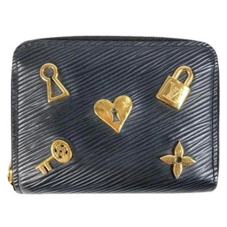 Louis Vuitton Porte-monnaie Epi Pre-owned - Femme - Pre-owned - Noir - Taille: ONE Size