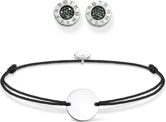 Thomas Sabo Sabo Damen Schmuck Set Armband Ohrstecker 925 Sterlingsilber SET0613-173-11-L20v