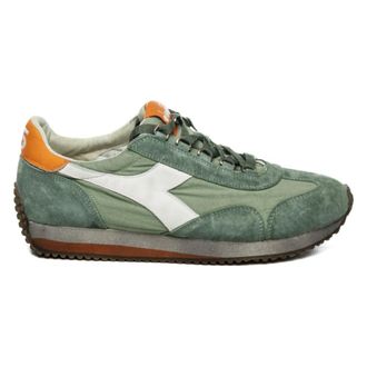 Diadora Homme, Chaussures, Vert, Taille: 42 EU Equipe H Canvas Stone Wash