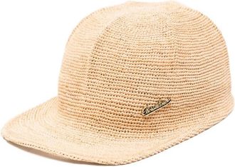 Borsalino Homme, Accessoires, Beige, Taille: 59 CM Timothee Rafia Baseball Cap