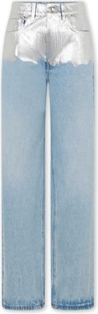 Paco Rabanne Femme, Jeans, Bleu, Taille: 40 FR Jean Baggy en denim