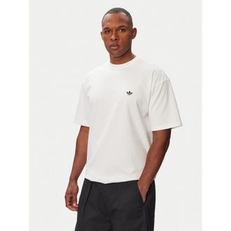 adidas T-Shirt Trefoil Essentials LooseI A7534 Wei&szlig; Regular Fit