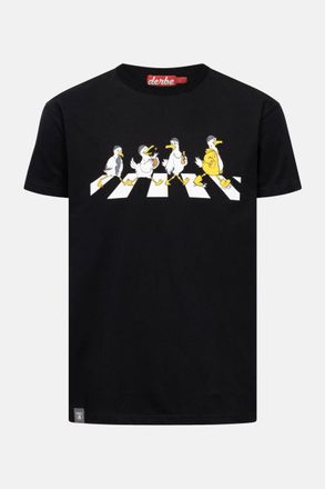 Derbe Derbe T-Shirt Abbeym&ouml;wen Herren Schwarz GOTS Organic