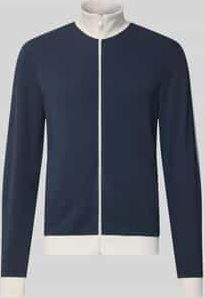 Mc Neal Slim Fit Sweatjacke mit Strukturmuster