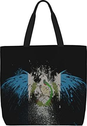 Generic Sac De Courses Drapeau Du Guatemala Sac &Agrave; Provisions Lavables De Grande Capacit&eacute; Sacs &Agrave; Main, Pour Burea, Shopping, Voyage, &Eacute;cole