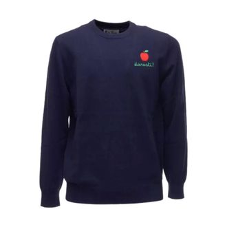 MC2 Saint Barth Heron Light Embry Rundhals-Pullover - - Knitwear - Herren - Blau - XL