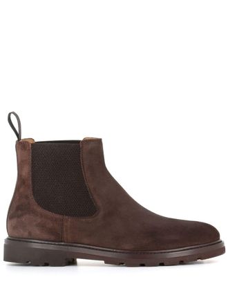 Henderson Baracco bottines en daim - Marron