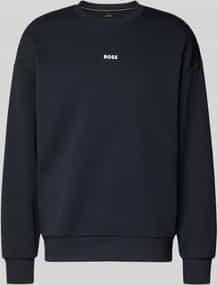 HUGO BOSS Regular Fit Sweatshirt aus Baumwoll-Mix Modell STENSON
