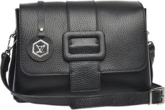 Luisa Vannini Schwarz Rindsledertasche