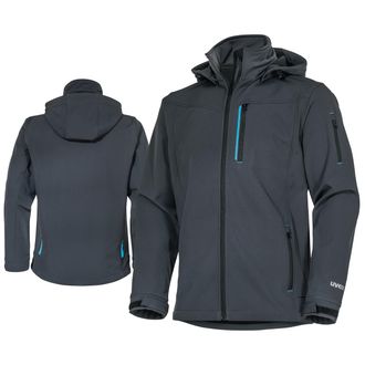 Uvex tune-up Softshell-Arbeitsjacke - f&uuml;r Herren - Outdoorjacke - Blau - Gr. 3XL
