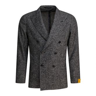 Tagliatore Doppelreihiger Blazer - - Jackets - Herren - Schwarzk - L