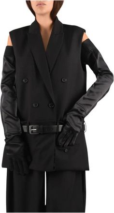 Meimeij Blazer - Femme - Vestes - Noir - Taille: 36/38 FR