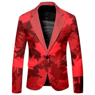 Generic Veste arc-en-ciel pour homme - Costume CSD - Blazer slim fit Pride Month - Veste de costume attrayante pour carnaval, festival, d&eacute;fil&eacute;, 007., XXL