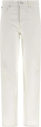 Coperni Femme, Jeans, Blanc, Taille: 38 FR Jean en denim fusel&eacute;