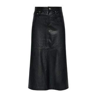 By Malene Birger Solene Lederrock - - Skirts - Damen - Schwarzk - L