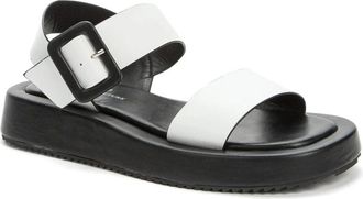 Keddo Keddo, Femme, Chaussures, Blanc, Taille: 36 EU Sandales Plates Blanches Ouvertes Femme