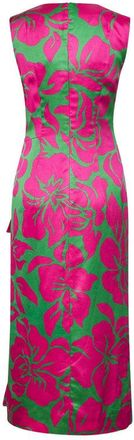 Dries Van Noten Floral Print Viscose Dress - Pink