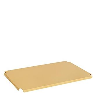 HAY Colour Crate Lid Deckel f&uuml;r Crate Box Large in der Farbe: golden Yellow, aus pulverbeschichtetem Stahl, Ma&szlig;e: 34.5 x 53 x 1.5 cm, AC458-A603-AF64