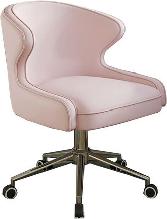 Generic Hochlehner-Schreibtischstuhl,Homeoffice-Stuhl aus PU-Leder,gepolstert,Moderne ergonomische Lendenwirbelst&uuml;tze,rollbarer Computer-Arbeitsstuhl B&uuml;ro,Arb