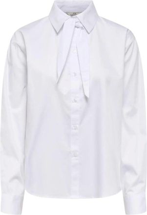 Jacqueline de Yong Jacqueline de Yong, Femme, Blouses et Chemises, Blanc, Taille: 42 FR Chemise Classique &agrave; Manches Longues en Coton