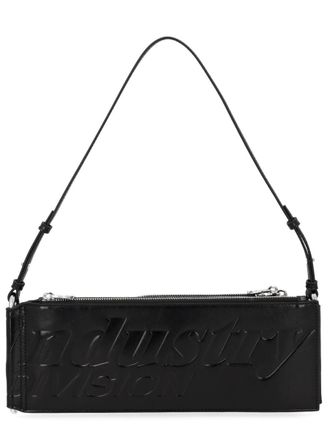 Diesel Womens Shoulder Bag Flag-D Black Polyurethane