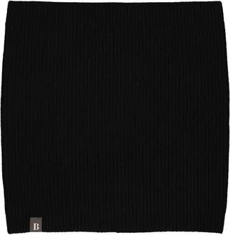 Boggi Milano Herren Schals schwarz Merinowolle